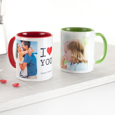 Mug personnalisé avec photo et texte - Tasse photo