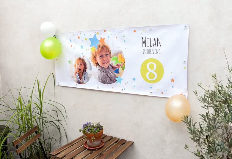 Banderole de fête personnalisée - smartphoto
