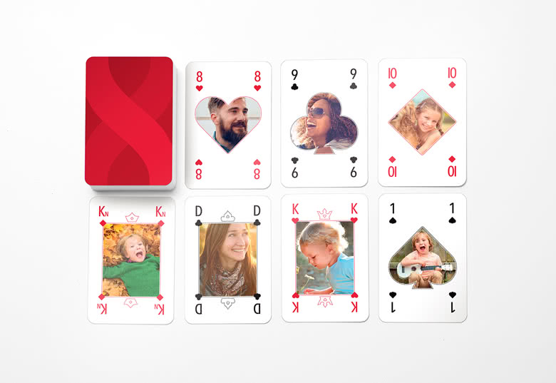 Spelkort - gör en personlig kortlek med dina egna bilder från smartphoto