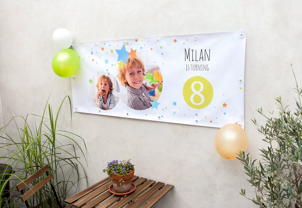 Spandoek / banner maken met foto en tekst | smartphoto.be
