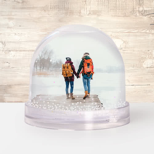 Gör en personlig Snöglob med egna bilder | smartphoto SE